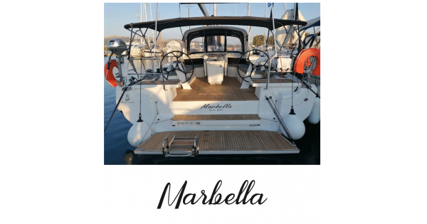 Kişiye Tekneye Yatlara Özel Marbella Yazısı Sticker Yapıştırma